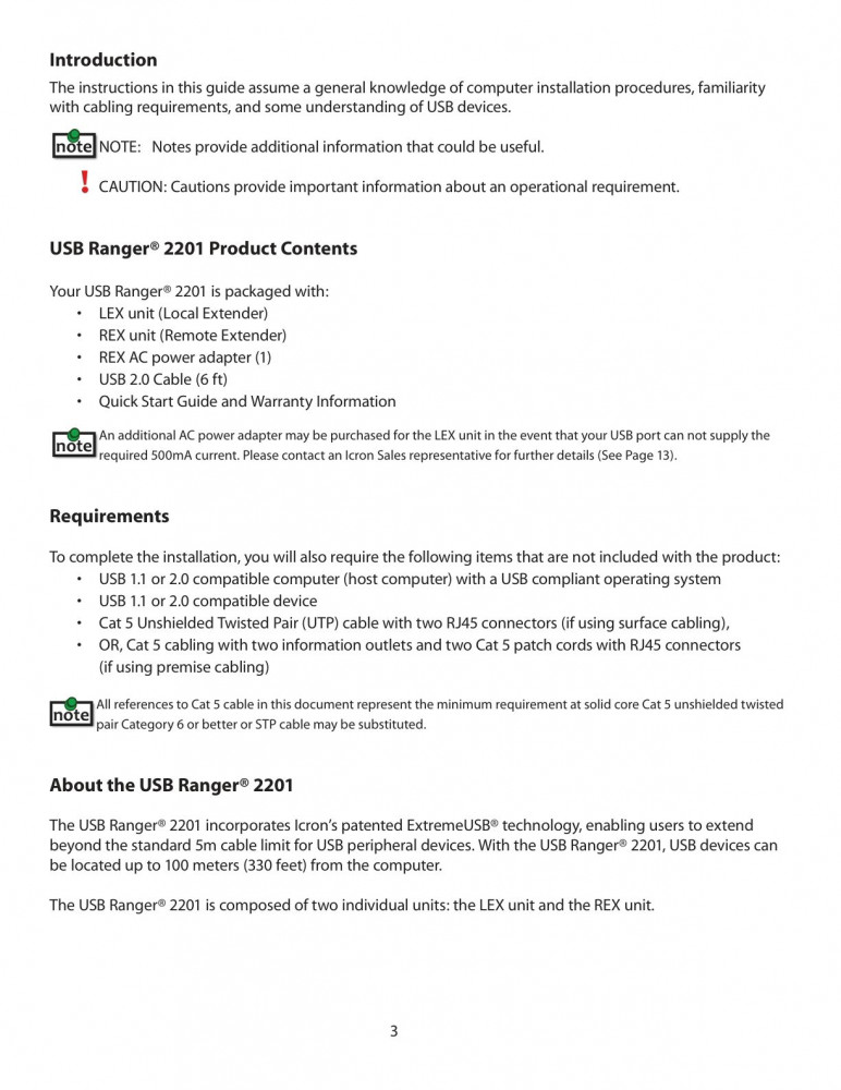 ICR2201 User Guide page 4