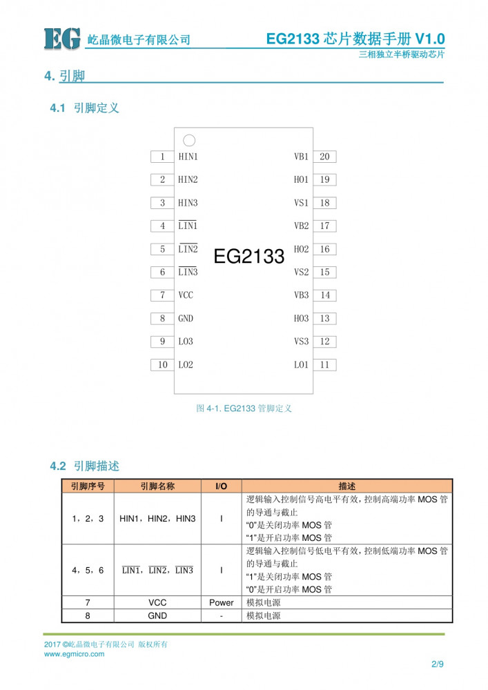 EG2133 datasheet page 5
