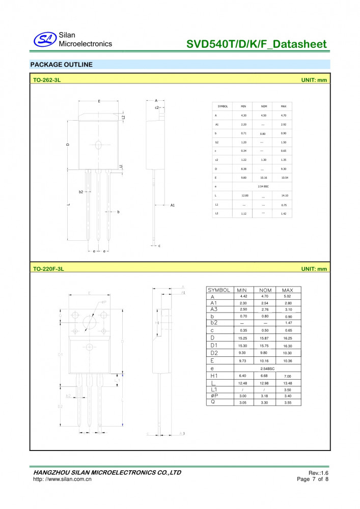 SVD540T datasheet page 7