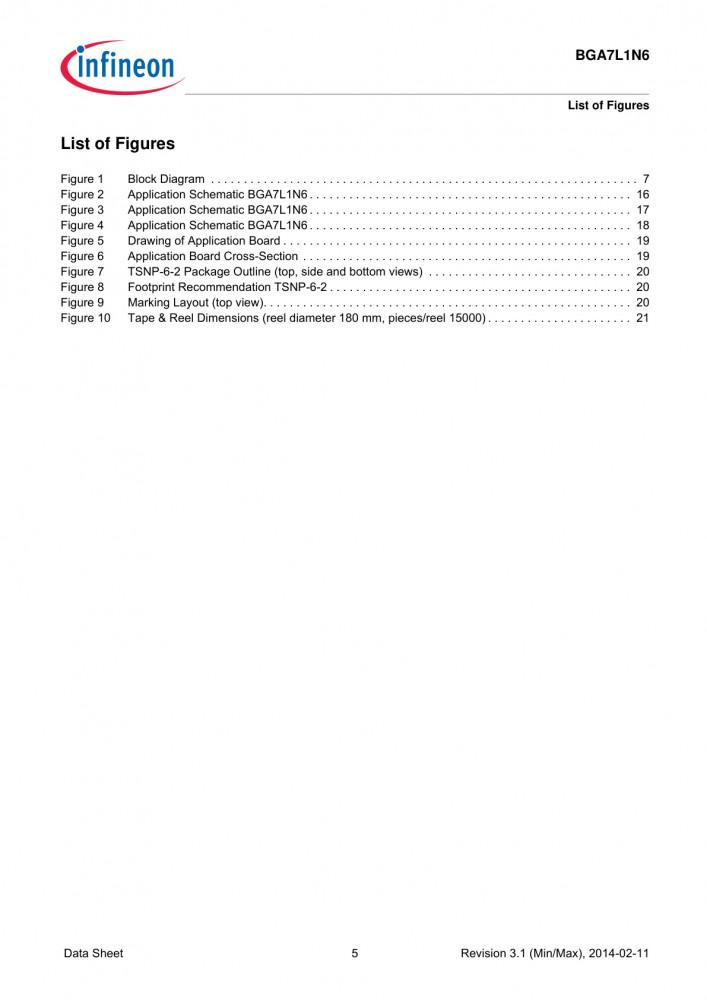 Datasheet page 5