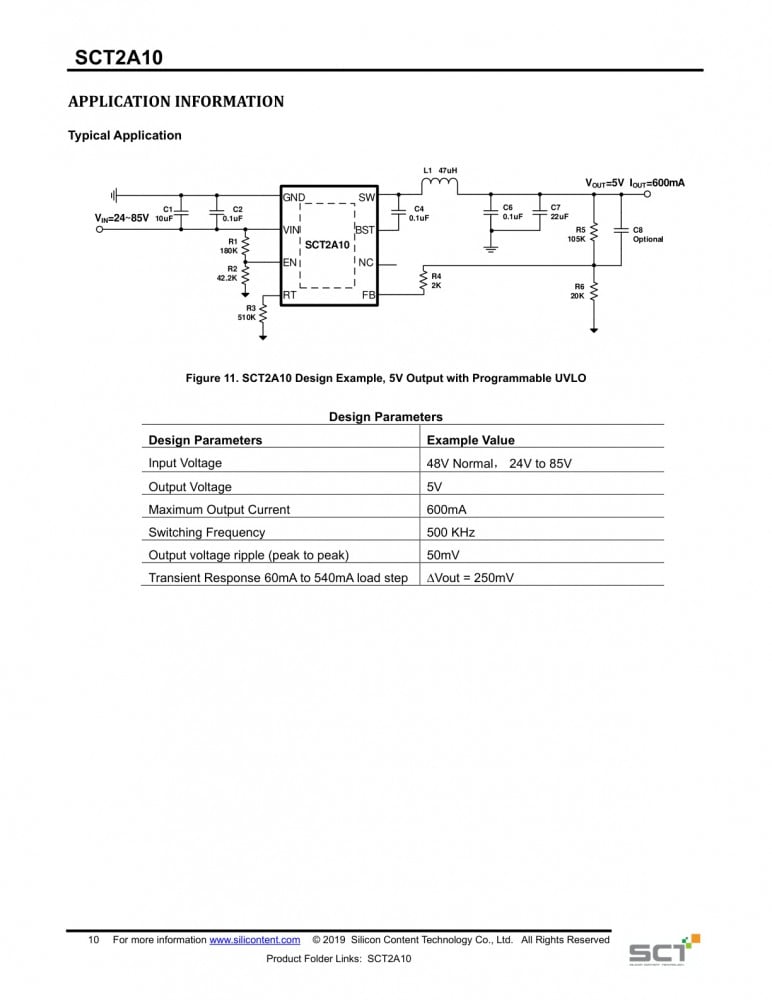 SCT2A10STER datasheet page 10