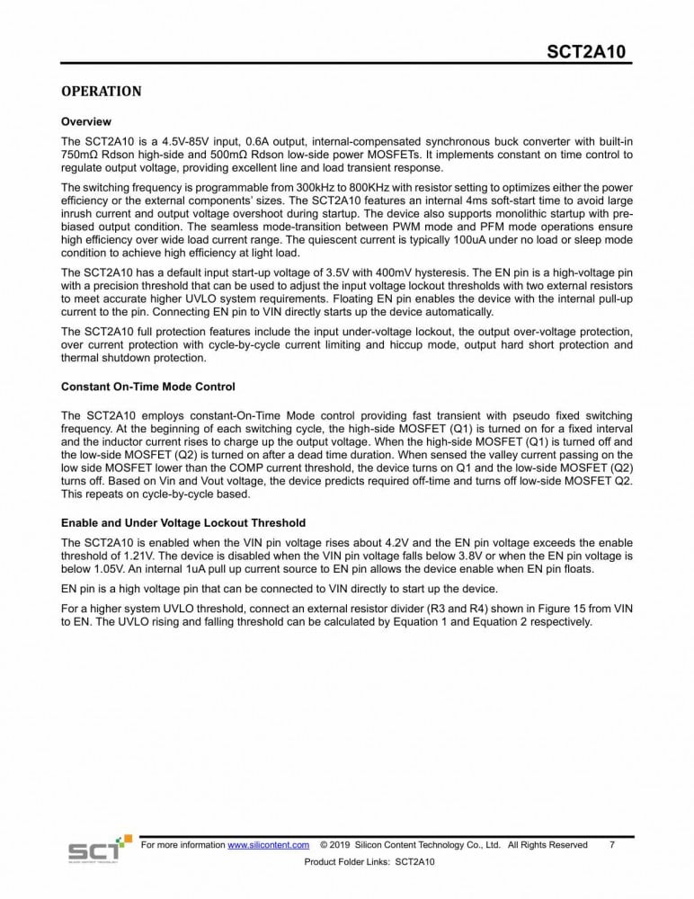 SCT2A10STER datasheet page 7