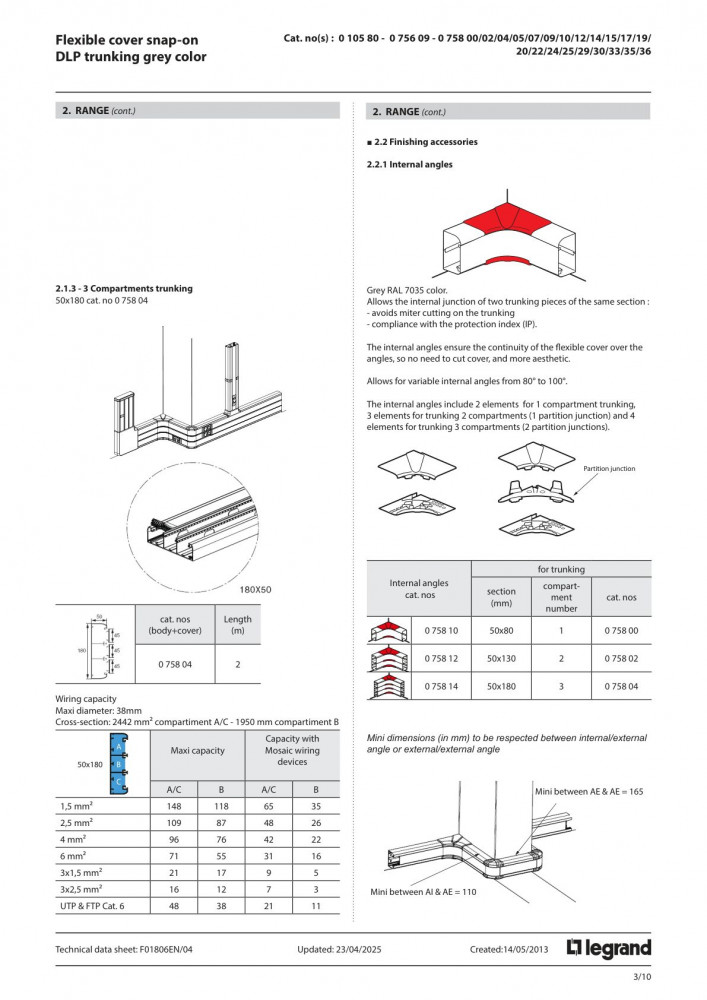 Legrand DLP trunking technical document page 3
