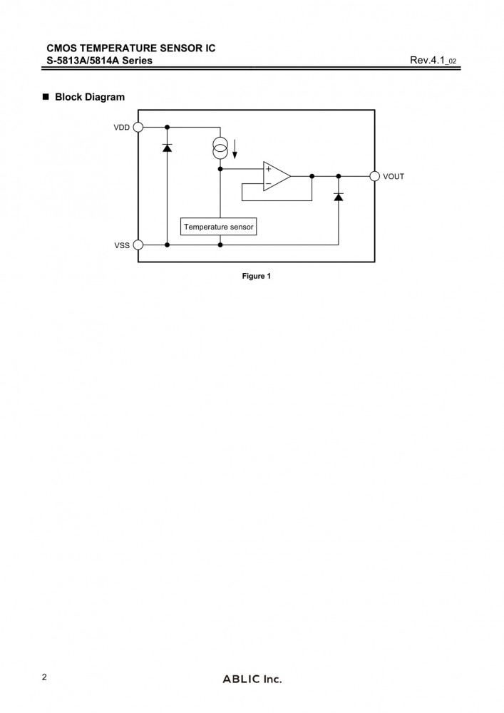 S-5814A-I4T1U datasheet page 2