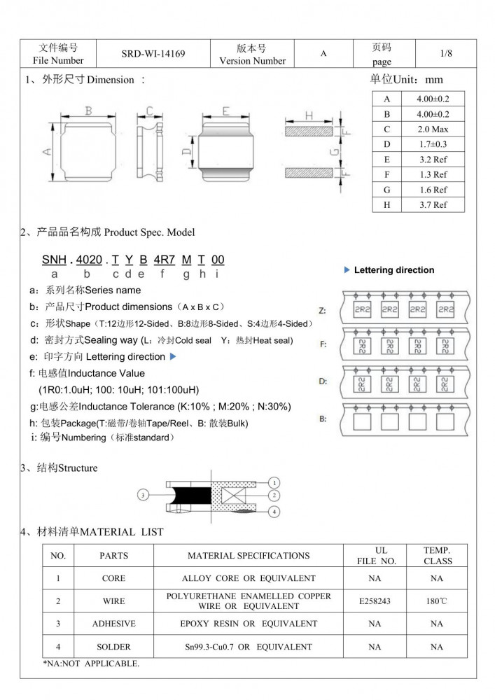 SOREDE specification page 3
