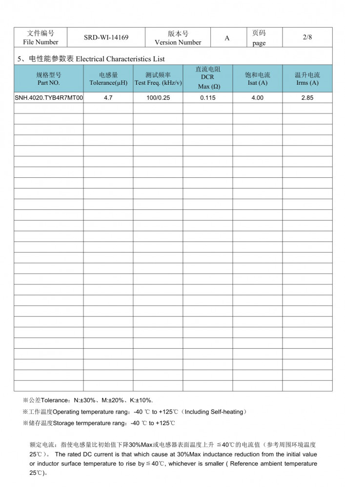 SOREDE specification page 4