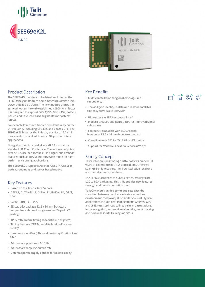 SE869eK2L technical document page 1