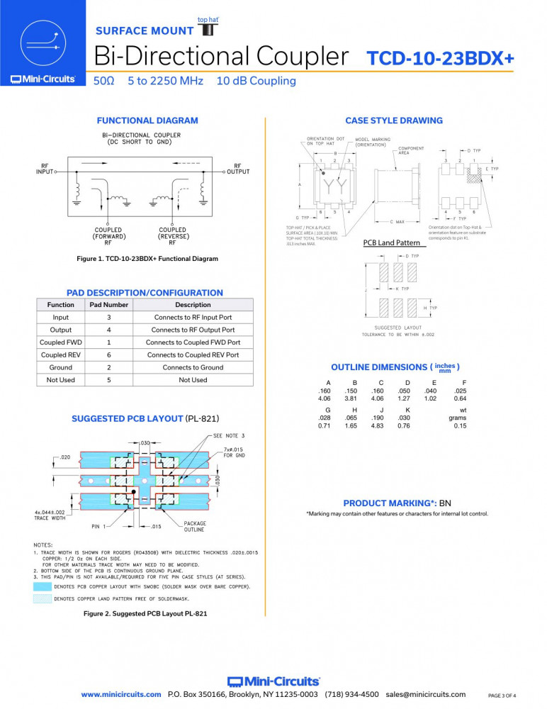 TCD-10-23BDX+ document page 3