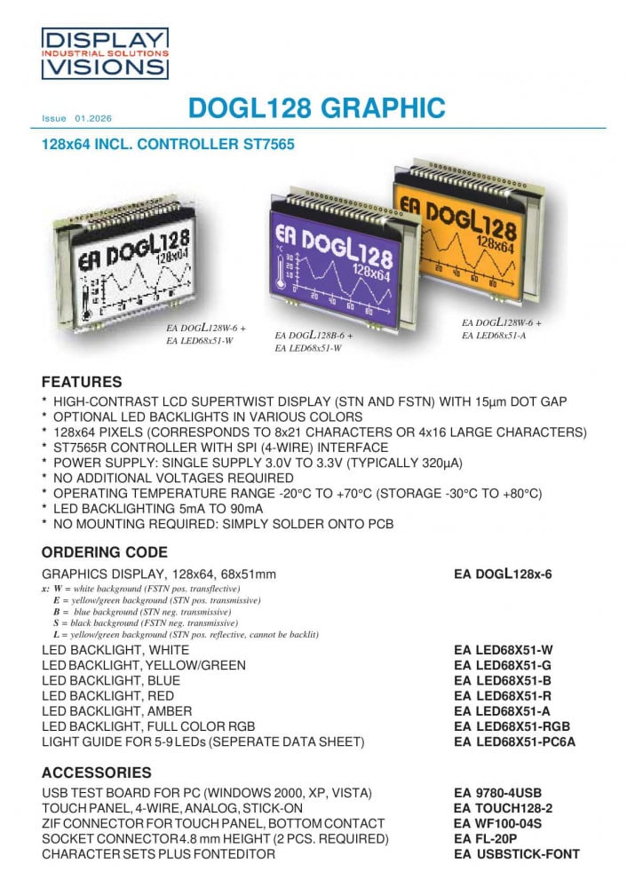 EA LED68X51-A documentation page 1