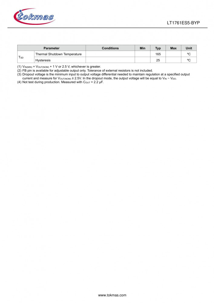 LT1761ES5-BYP datasheet page 6