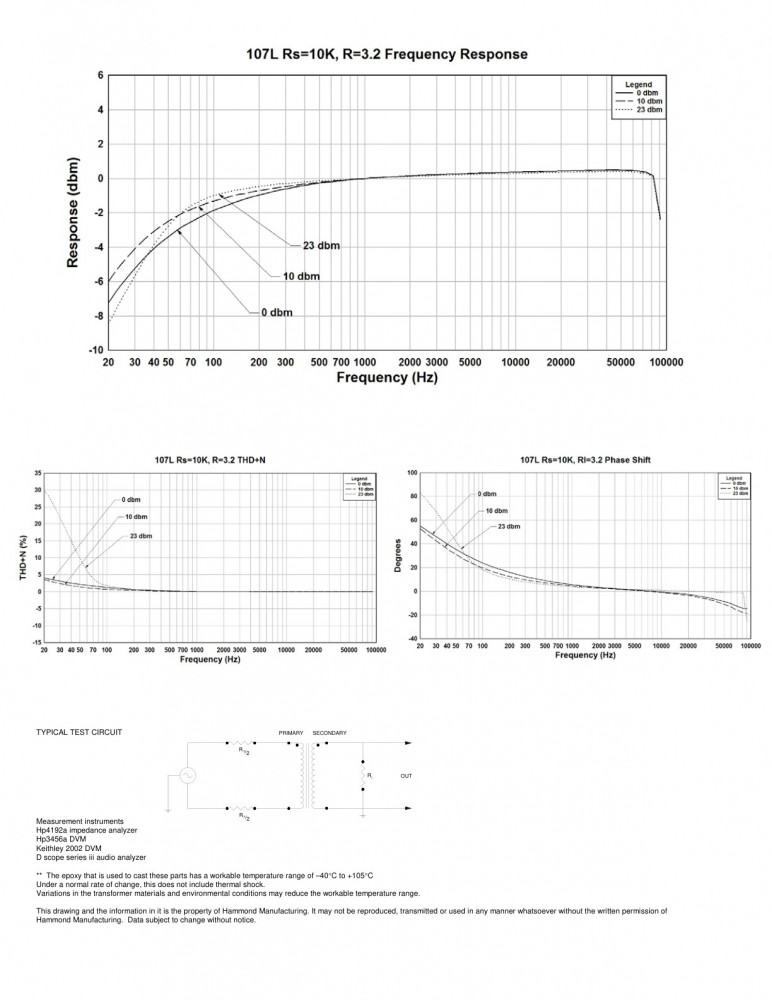 Hammond 107L technical document page 2