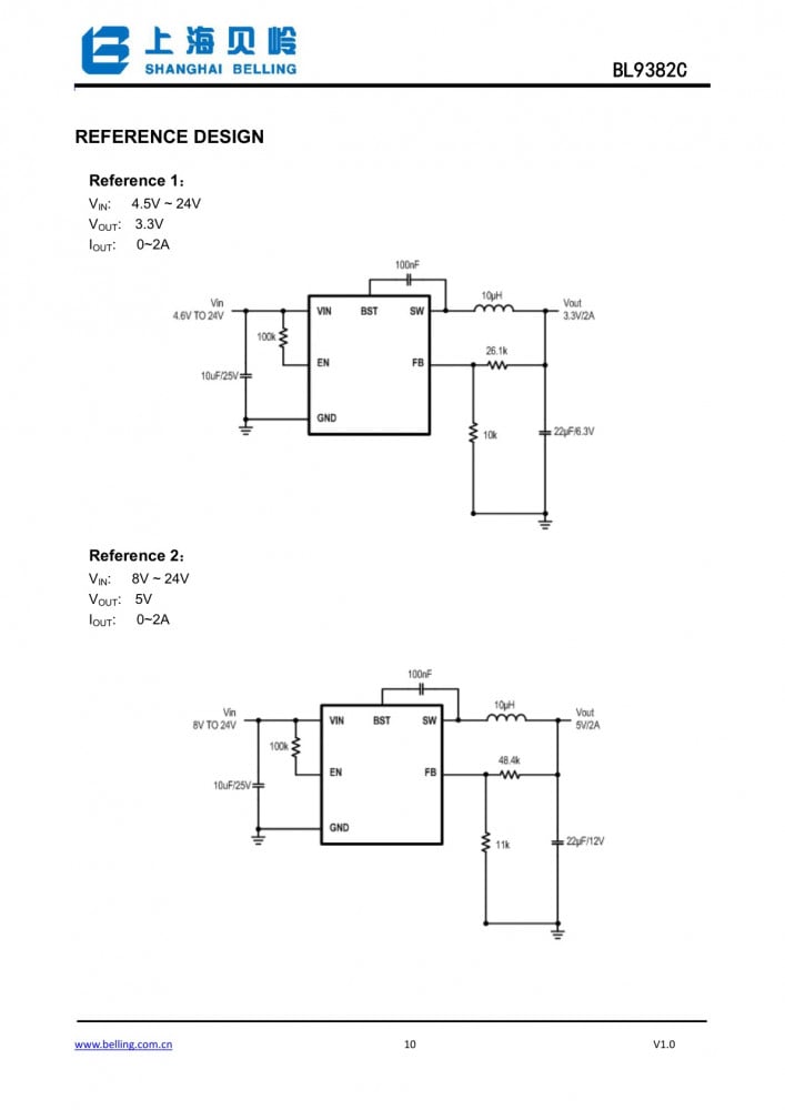 BL9382C datasheet page 10