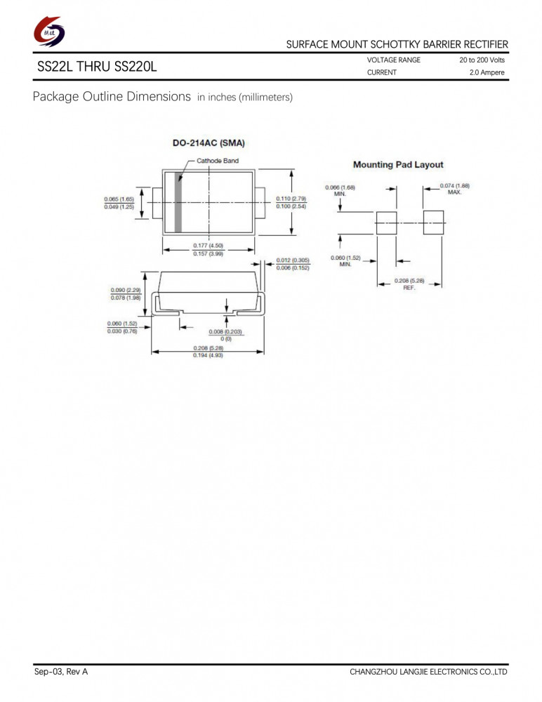 SS26L datasheet page 3