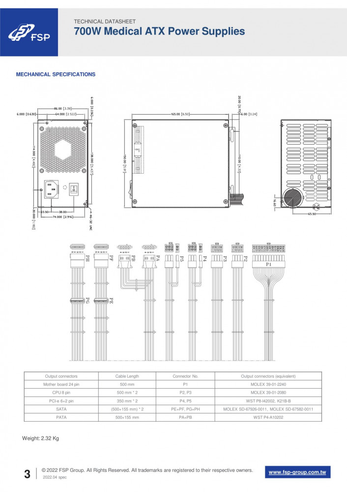 Supplied technical document page 3