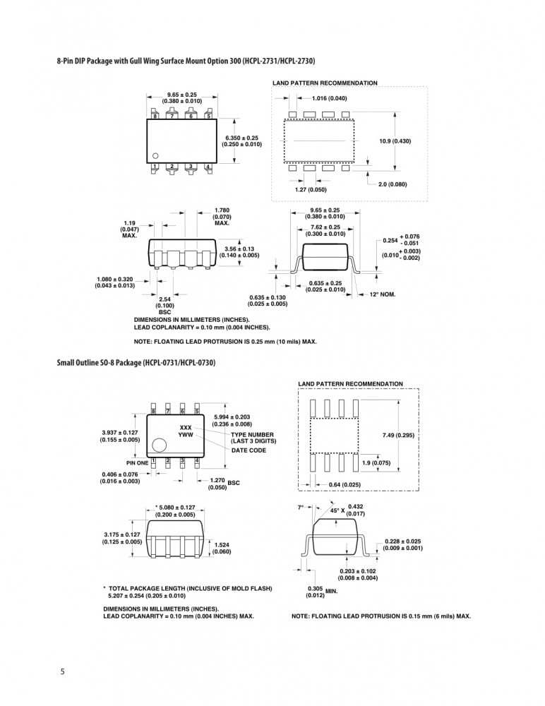 HCPL-0730 datasheet page 5