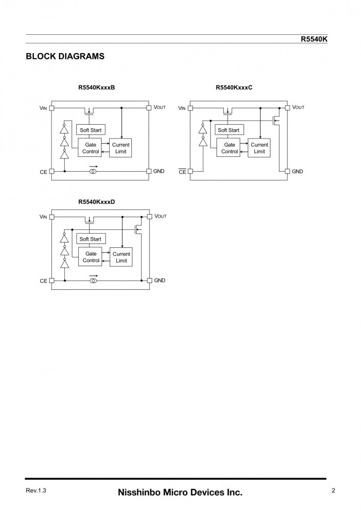 R5540 datasheet page 2
