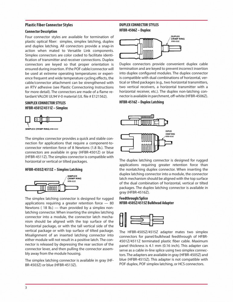 HFBR-EUS500Z datasheet page 3