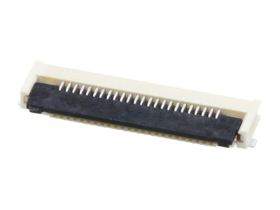 Easy-On FFC/FPC Connector, 0.50mm Pitch, 1.90mm Height, Single Bottom Contact (FS19), Right-Angle, Surface Mount, ZIF, 9 Circuits, Tin-Bismuth Plating