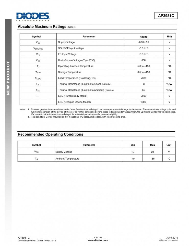 AP3981CS-13 datasheet page 4