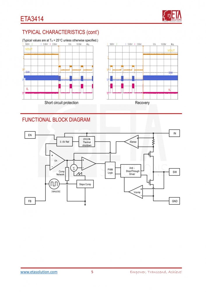 ETA3414S2F datasheet page 5