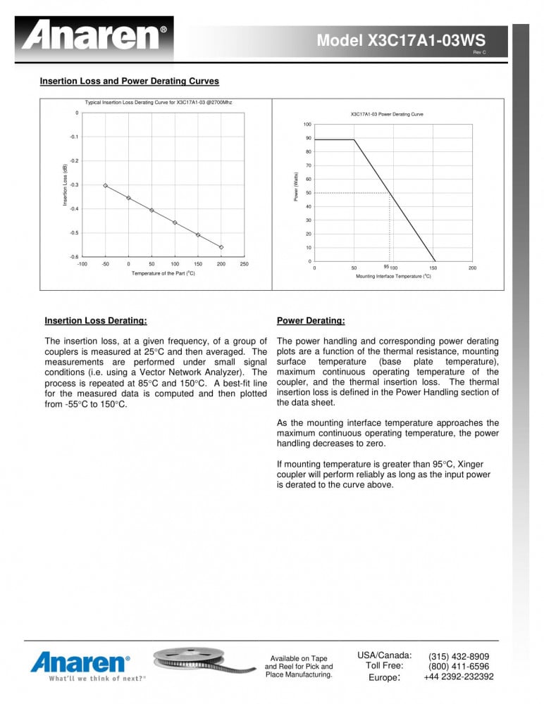 X3C17A1-03WS datasheet page 3