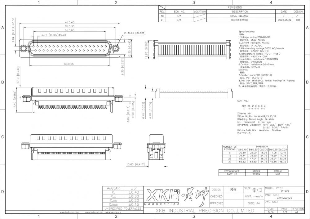 X0709WT7BL3 technical document preview