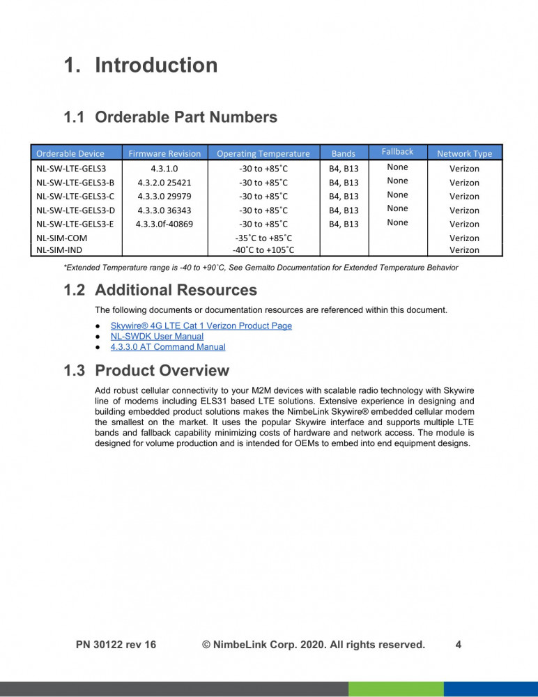 Product datasheet page 4
