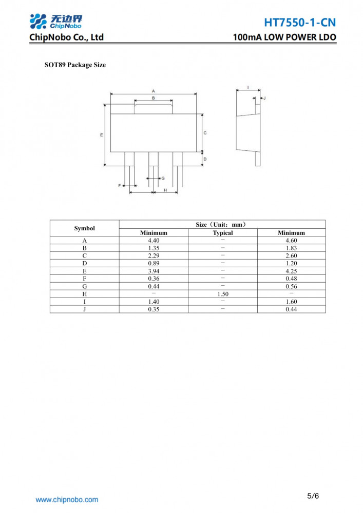 HT7550-1-CN datasheet page 5
