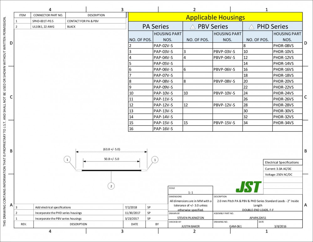 JST APAPA22K51 technical drawing