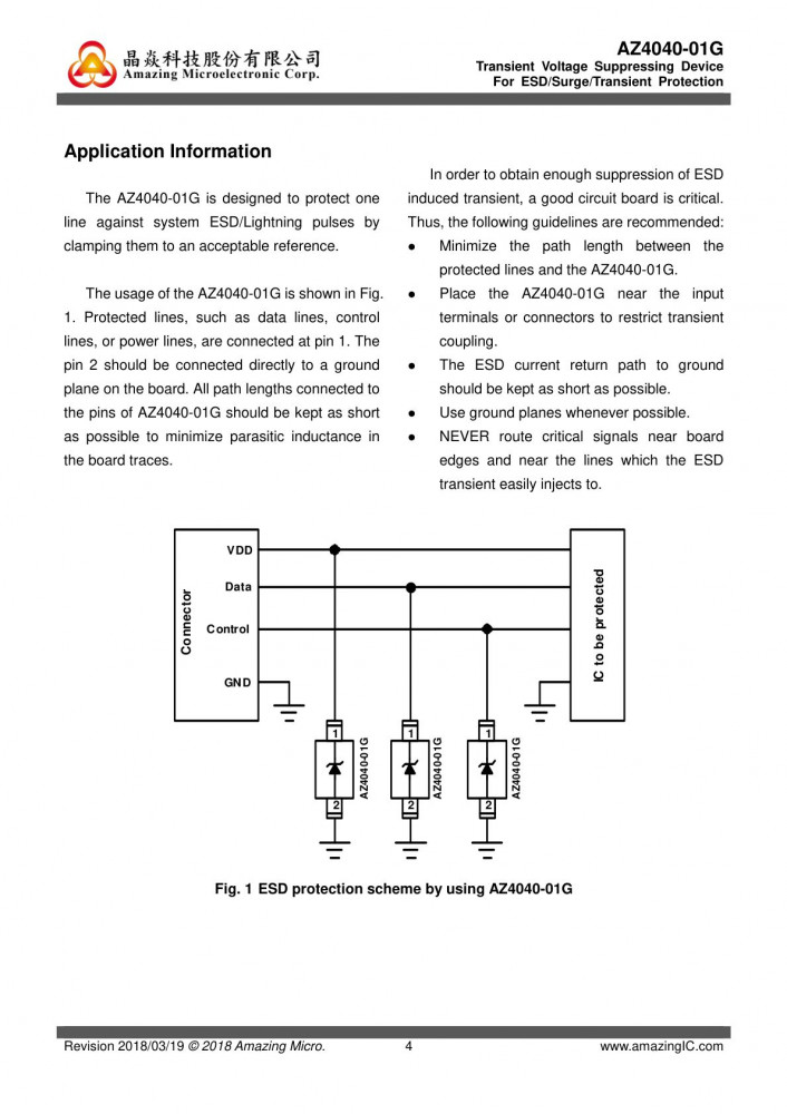 AZ4040-01G datasheet page 4
