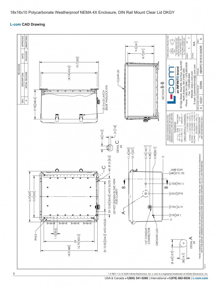 NBWPC181610-000DR technical document page 3