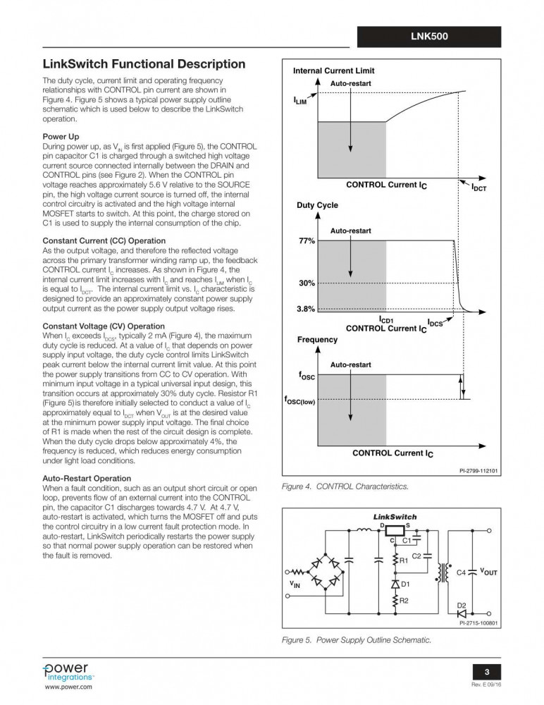 LNK500PN technical document page 3