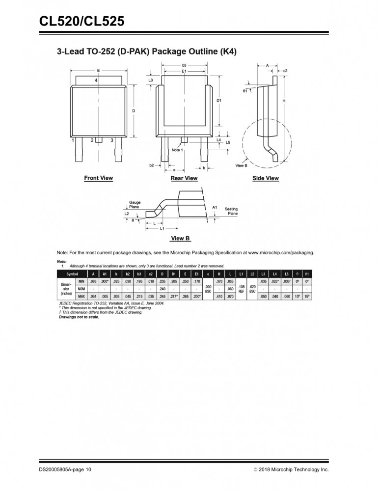 CL520 datasheet page 10