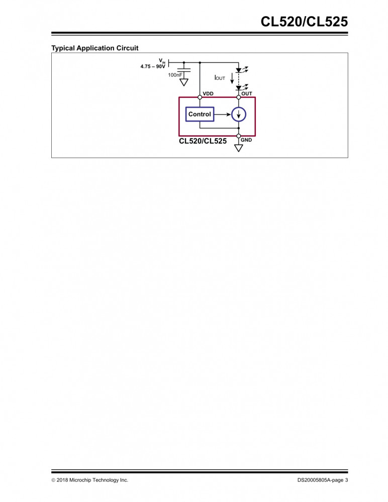 CL520 datasheet page 3