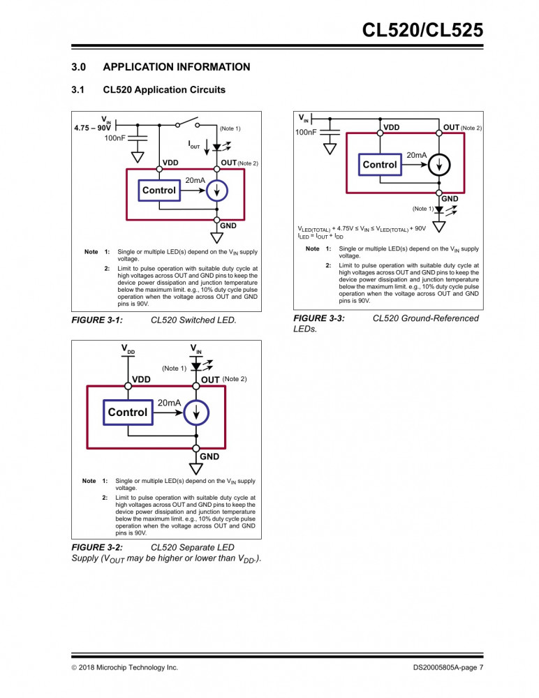 CL520 datasheet page 7