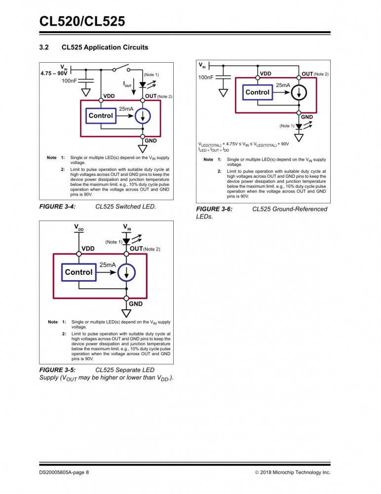 CL520 datasheet page 8