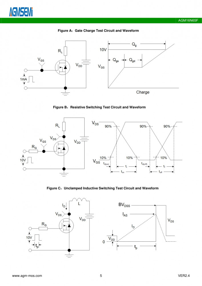 AGM16N65F datasheet page 5