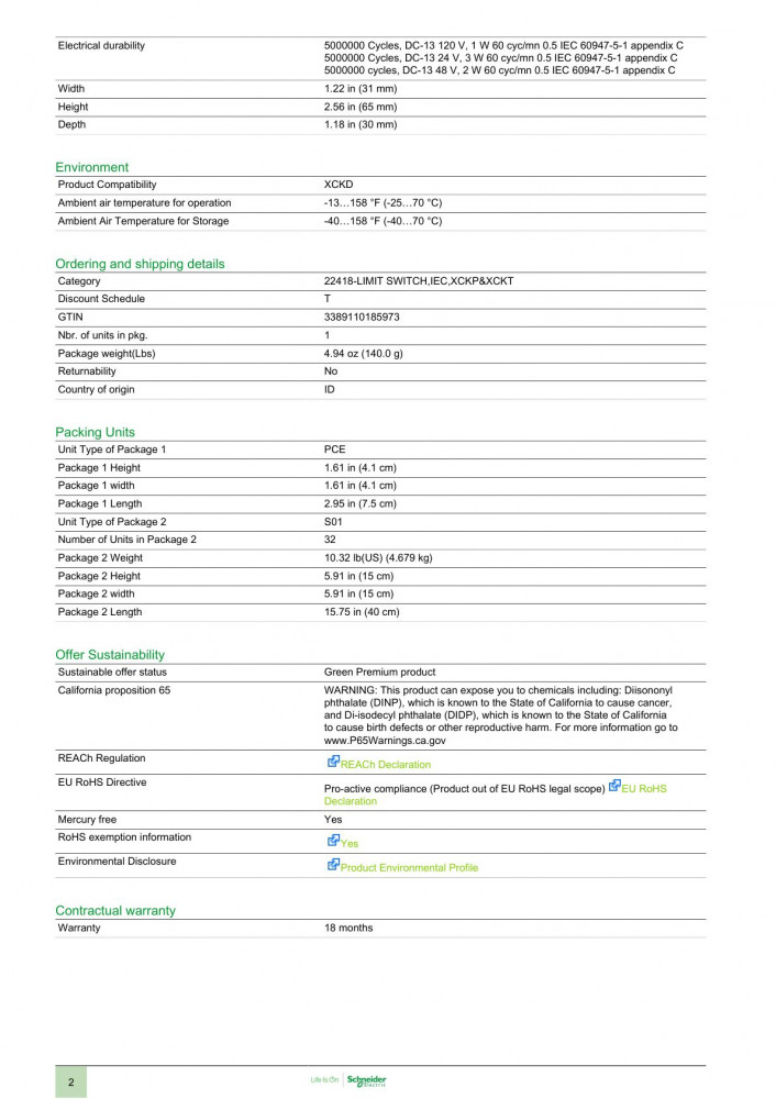 ZCD37 technical document page 2