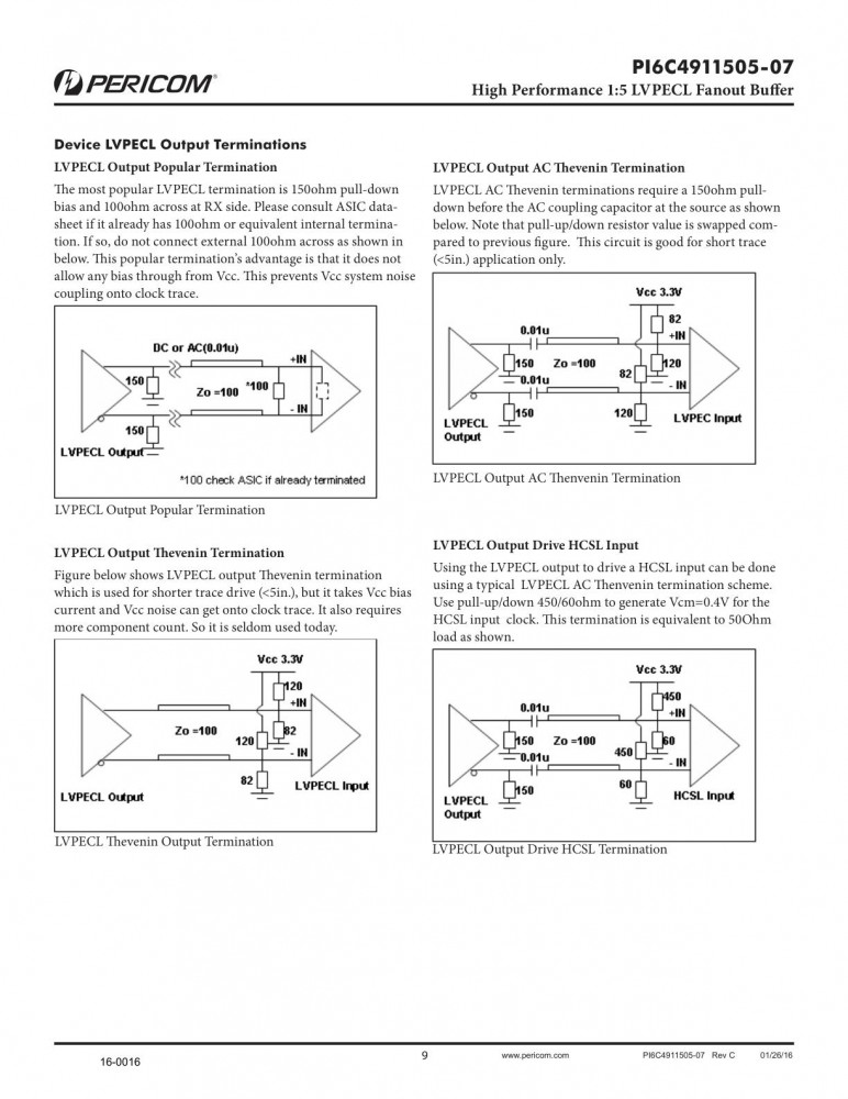 PI6C4911505-07LIEX datasheet page 9
