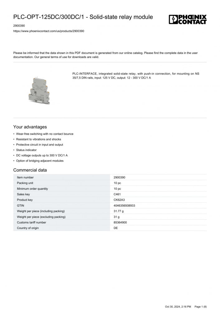2900390 technical document page 1
