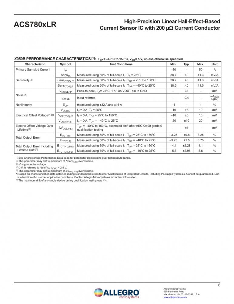 ACS780 datasheet page 6