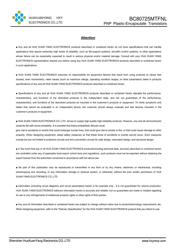 BC80725MTFNL-HXY datasheet page 5