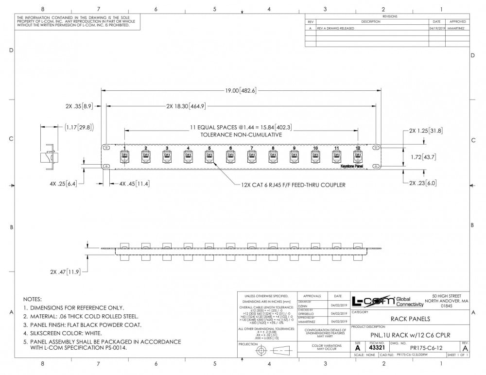 PR175-C6-12 technical document preview