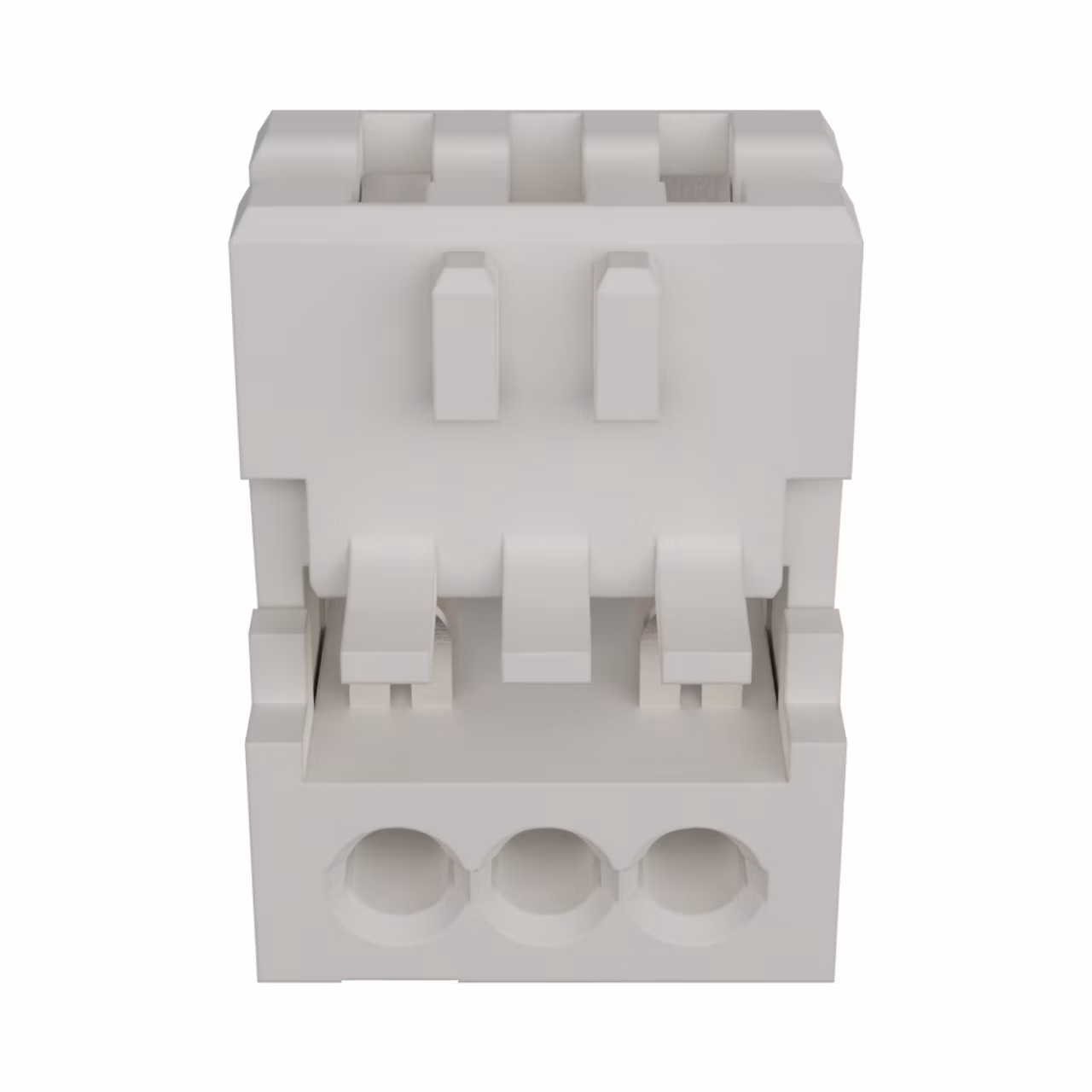 Appli-Mate RAST 2.5 Female Connector, 5.00mm Pitch, 2 Circuits, Position A and D Removed, Open Endwalls, with Blue Stripe for sale
