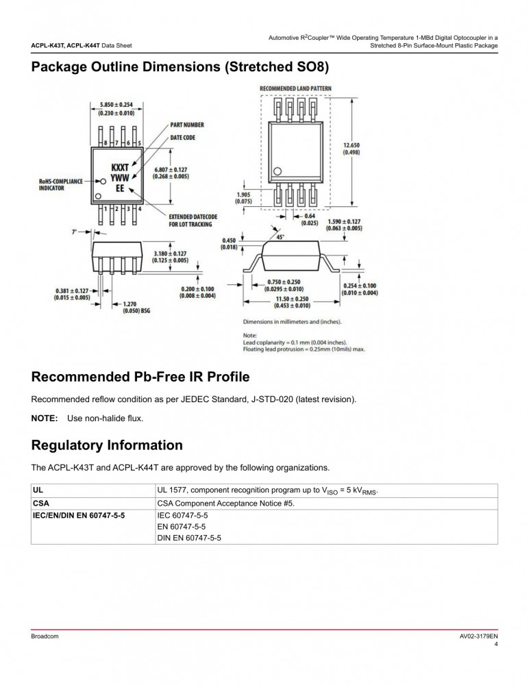ACPL-K44T datasheet page 4
