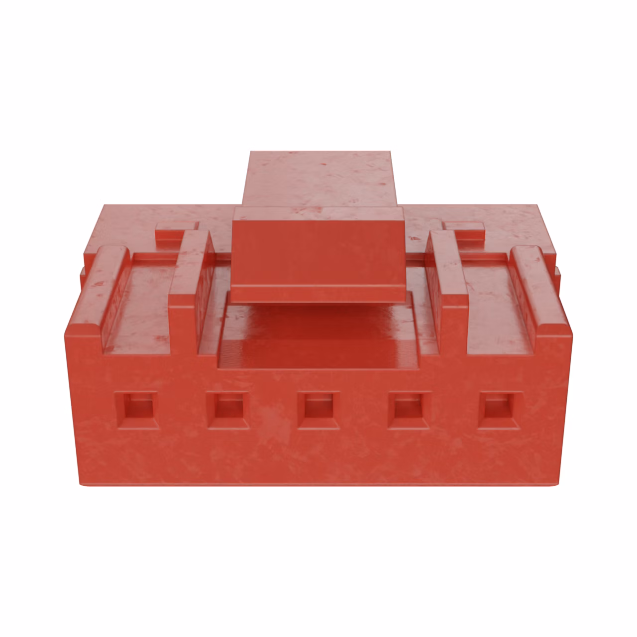 2.00mm Pitch MicroTPA Receptacle Housing, Positive Lock, 5 Circuits, Red for sale