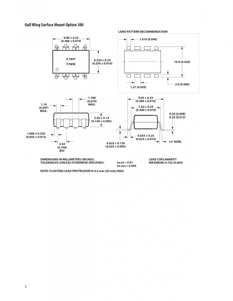 QCPL-7847 datasheet page 3
