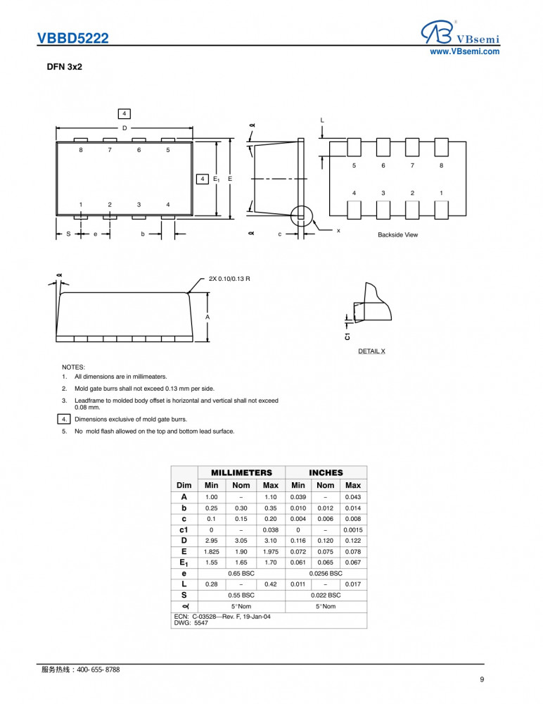 VBBD5222 datasheet page 9