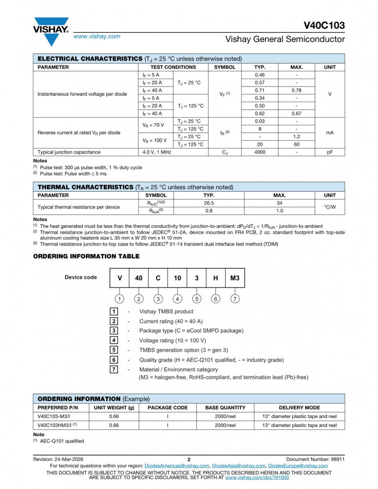 V40C103 technical document page 2