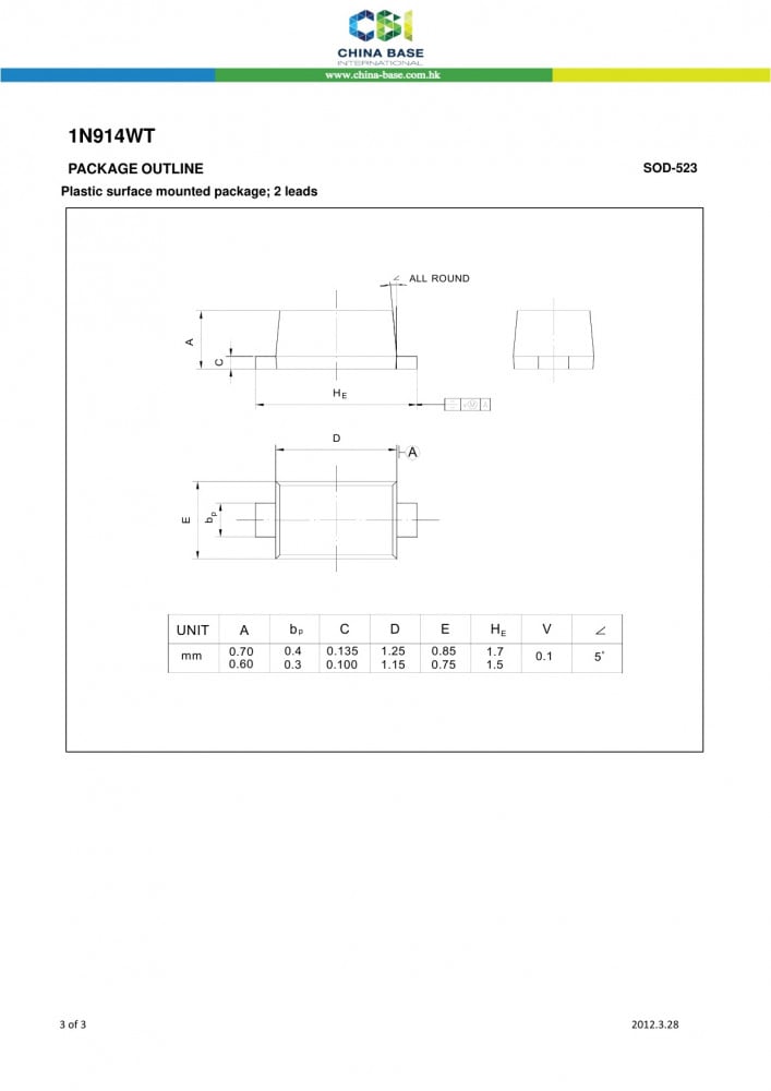 1N914WT datasheet page 3
